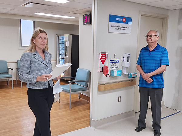 BMO Makes Contribution to Let’s Emerg Together Campaign